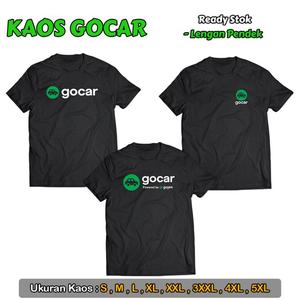 Jual Kaos Gojek Gocar | Logo Baru | 2 Sisi Sablon - GCR2, S - Jakarta ...