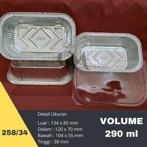Jual Cup Alumunium Foil persegi panjang/Wadah makanan - Jakarta Utara ...