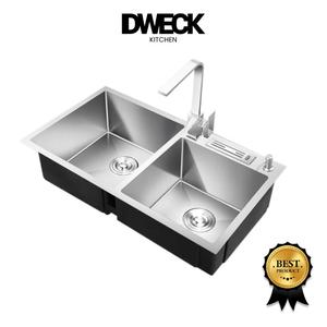 Jual Dweck - Kitchen Sink 2 Lubang Stainless Steel 304 Silver Kran ...