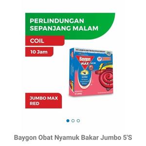 Jual Zapp - Baygon Max Obat Nyamuk Bakar 5S Red - Jakarta Selatan ...