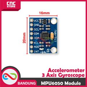 Jual MPU6050 MPU-6050 3 AXIS ANALOG GYROSCOPE ACCELEROMETER MODULE ...