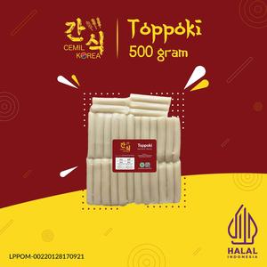 Jual 500 Gr Toppoki Tteokbokki Topoki Topokki Rice Cake Instan Halal 500gr Jajan Cemil Korea ...