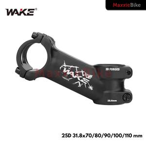 Promo WAKE A001 Stem Riser Stang Sepeda 25 Derajat Oversize OS 31.8mm 70/80/90/100/110mm Alloy ...