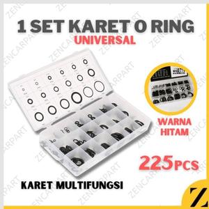 Jual O Ring Set Box Seal Karet Rubber Hitam Pengaman 3 4 5 6 7 9 Mm 225 ...