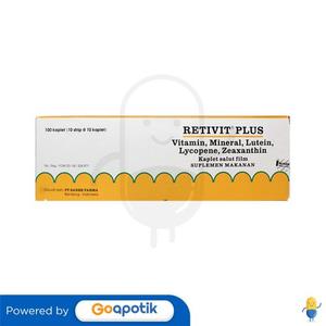 Promo RETIVIT PLUS BOX 100 KAPLET Cicil 0% 3x - Kota Bekasi - Apotek ...