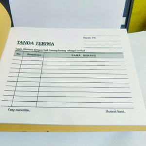 Jual Tanda Terima/Nota Tanda Terima/Nota 1/2 Folio - Jakarta Barat ...