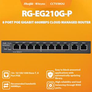 Promo RUIJIE REYEE RG-EG210G-P 8 PORT POE GIGABIT 600MBPS CLOUD MANAGED ...