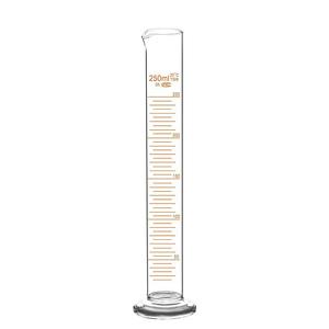 Jual Glass Measuring Cylinder 250 ml Professional Lab Graduated ...