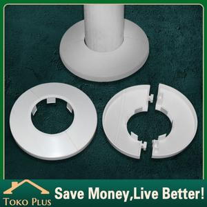 Jual ABS Penutup Lubang Ac Bulat Dinding Reserved Hole Decorative Cap ...