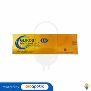Jual GLIKOS 850 MG BOX 100 KAPLET - Kota Bekasi - Apotek Jihan Farma ...