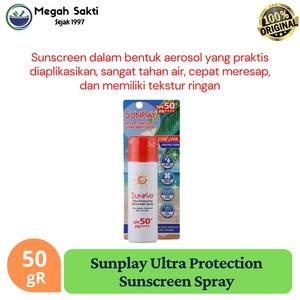 Jual Sunplay Ultra Protection Sunscreen Spray Aerosol SPF 50+ PA++++ 50 ...