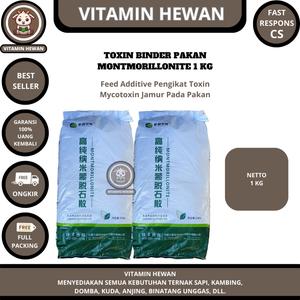 Jual TOXIN BINDER PAKAN MONTMORILLONITE 1 KG - Feed Additive Pengikat ...
