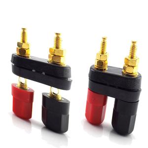 Jual Banana plugs Couple Terminals Red Black Connector Amplifier ...