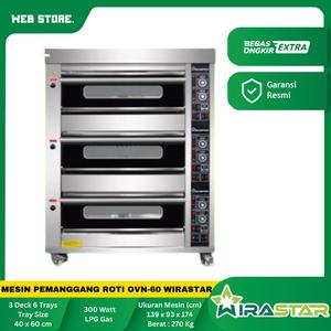 Jual Mesin Pemanggang Roti Dan Kue Otomatis 3 Deck 6 Tray Body ...