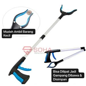 Jual Alat Penjepit Sampah Tongkat Ambil Barang Grab Stick Stainless ...