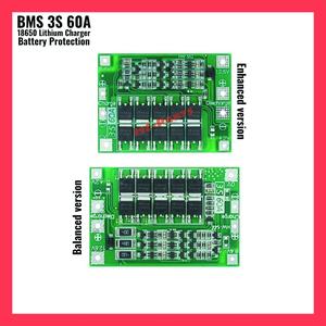 Jual BMS 3S 60A Li-ion 18650 Battery Charger Protection Enhanced ...