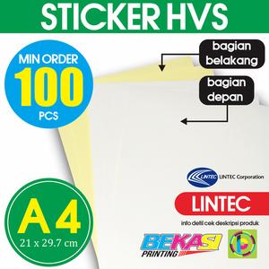 Jual DBestt Kertas Stiker A4 Printable (bisa di Print) - Sticker HVS ...