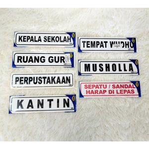 Jual Label Akrilik Berperekat GM Kecil (5cmx20cm): Kepala Sekolah,Ruang ...
