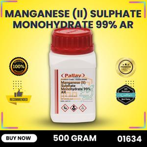 Jual Manganese (II) Sulphate Monohydrate 99% AR | MnSO4.H2O, 500 gram ...