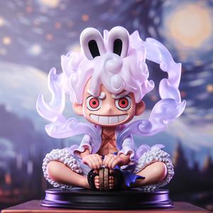 Jual One Piece Gear 5 Nika Luffy Figures GK Rabbit Ears Monkey D. Luffy ...