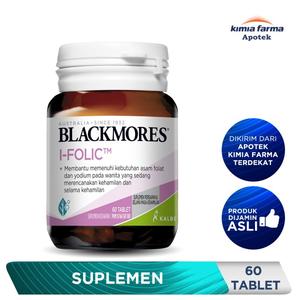 Jual BLACKMORES I-FOLIC 60 TABLET / SUPLEMEN IBU HAMIL / KIMIA FARMA ...