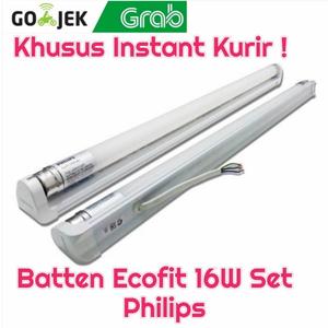 Jual Kap Lampu TL LED T8 Batten Ecofit Philips 16W Set - Kota Bandung ...
