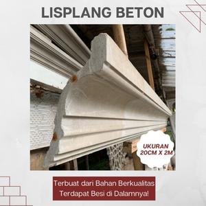 Jual Lisplang beton 20 cm x 2 m | lisplang minimalis, lisplang ...