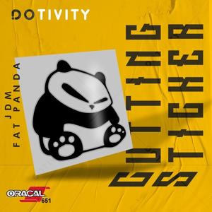 Jual Cutting Sticker Oracal JDM FAT PANDA - Putih - Kota Bekasi ...
