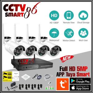 Jual Paket Nvr Kit 4CH Wireless Paket IP Camera CCTV Tanpa Kabel 4 ...