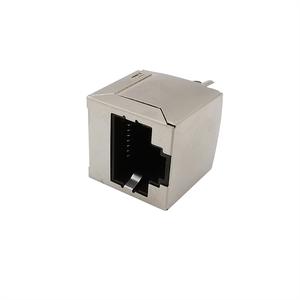 Jual RJ45 8P8C Female Socket Metal Shell Network Ethernet Cable ...