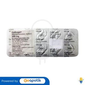 Jual CELLCEPT 500 MG STRIP 10 KAPLET - Jakarta Timur - Apotek Sari ...