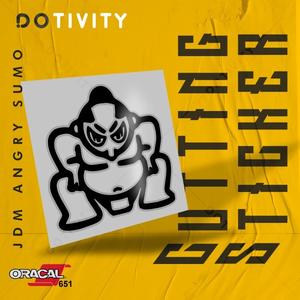 Jual Cutting Sticker Oracal JDM ANGRY SUMO - Putih - Kota Bekasi ...