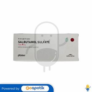 Jual SALBUTAMOL KIMIA FARMA 4 MG BOX 100 TABLET - Kota Surabaya ...