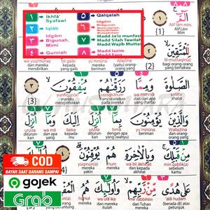Jual AlQuran BESAR A4 | Latin Tajwid Blok Angka BerWarna Cocok Untuk ...
