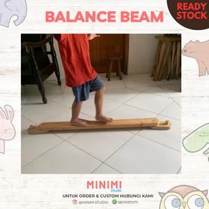 Jual Balance Beam Kayu Pinus Montessori Balok Titian - Kota Malang ...