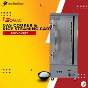 Jual Fomac Rice Steaming Cart RSC-GYR12 ( 12 Susun ) / Mesin Pemasak Nasi / Rice Cooker FOMAC ...