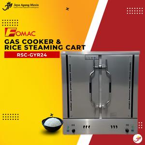 Jual Fomac Rice Steaming Cart RSC-GYR24 ( 24 Susun ) / Mesin Pemasak Nasi / Rice Cooker FOMAC ...