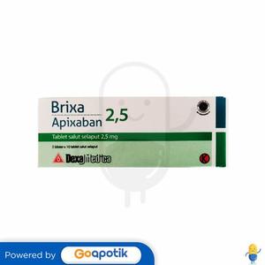 Promo BRIXA 2.5 MG BOX 30 TABLET Cicil 0% 3x - Kota Surabaya - Apotek ...