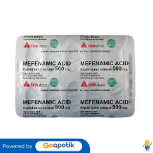 Jual ASAM MEFENAMAT OGB DEXA MEDICA 500 MG STRIP 10 KAPLET / ANTI NYERI ...