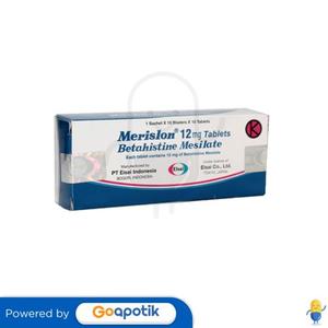 Promo MERISLON 12 MG BOX 100 TABLET Cicil 0% 3x - Kota Medan - Apotek ...