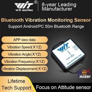 Jual WitMotion WTVB01-BT50 Bluetooth 50m Wireless Multi-connected Vibration Sensor, 3-axis ...