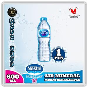 Jual jj_ Air Mineral Nestle Pure Life Botol Tanggung - 600 ml (Harga ...