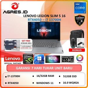 Jual PTR Lenovo Legion Slim 5i - RTX4050 i7-13700H 16GB 512SSD 100SRGB ...