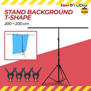 Jual Tiang Foto Latar Backdrop Stand Background T-Shape - 60x70cm ...