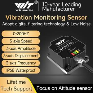 Promo WitMotion WTVB02-485 200HZ IPX8 Waterproof Vibration Sensor ...