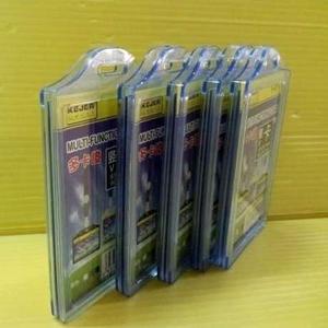 Jual rr_ Casing ID Card 2 Sisi Double PVC Plastik Holder Name Tag ...