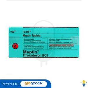 Promo MEPTIN 0.05 MG BOX 100 TABLET Cicil 0% 3x - Kota Medan - Apotek ...