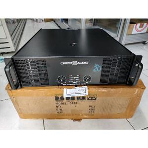 Jual Power Amplifier Crest Audio Ca20 Power Ampli Crestaudio Ca 20 ...