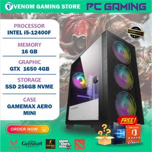 Jual Pc Gaming 12Th Gen | I5 12400F | Gtx 1650 | Ssd | 16Gb Ram ...