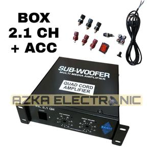 Jual Box Power Amplifier Subwoofer 2.1 Channel Plus Aksesoris - Kota ...